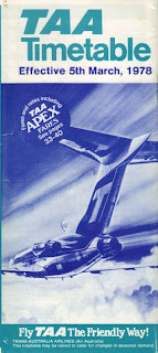 Airline memorabilia: TAA Trans Australia Airlines (1978)