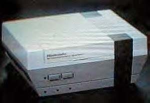 The NES with the modem hooked up