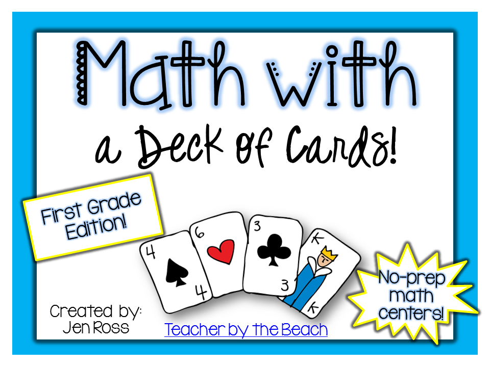 Wishlist Wednesday - Math with a Deck of Cards - Teacher by the Beach