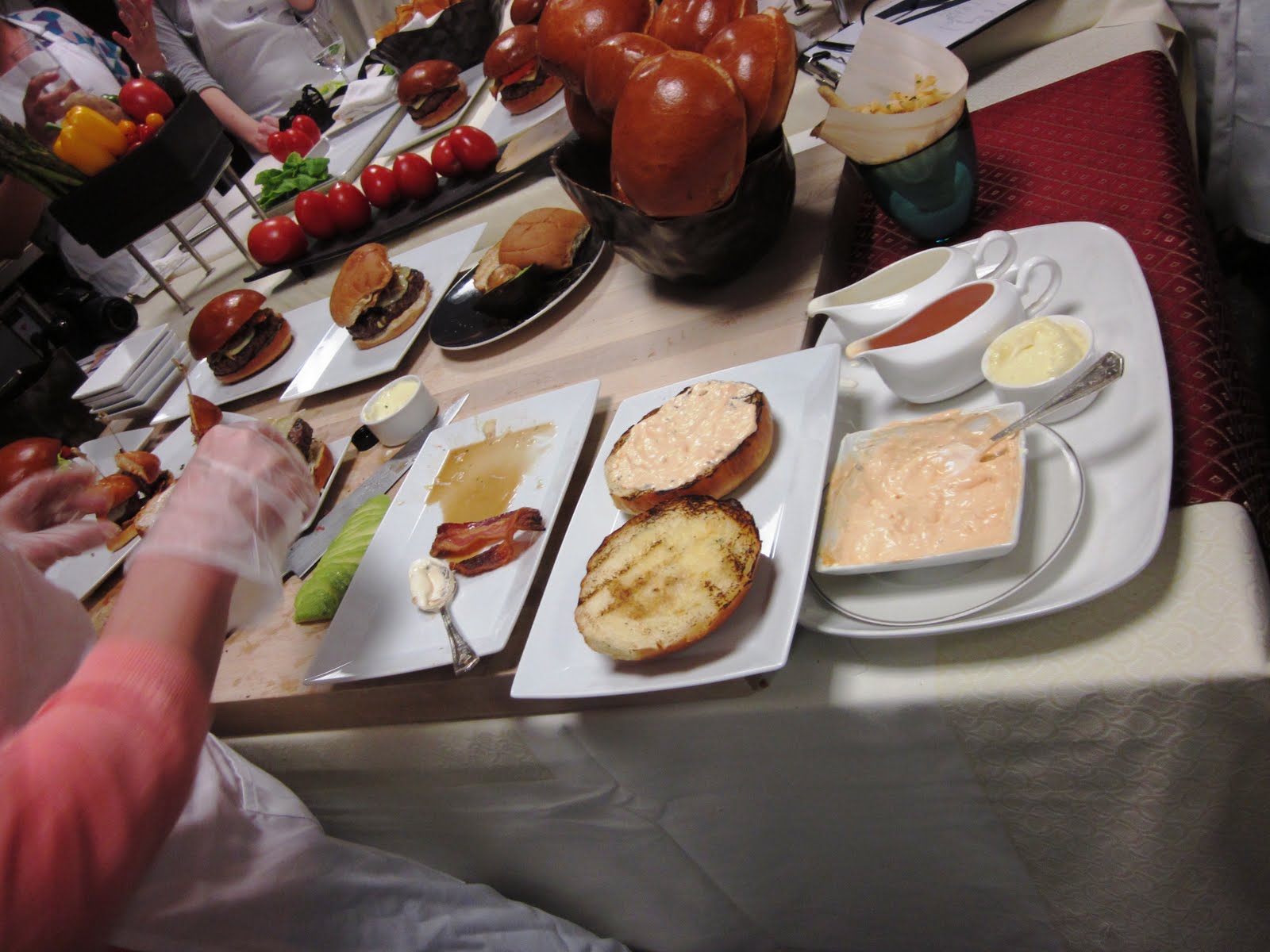 Indulge Inspire Imbibe: Four Seasons Burger Cooking Class