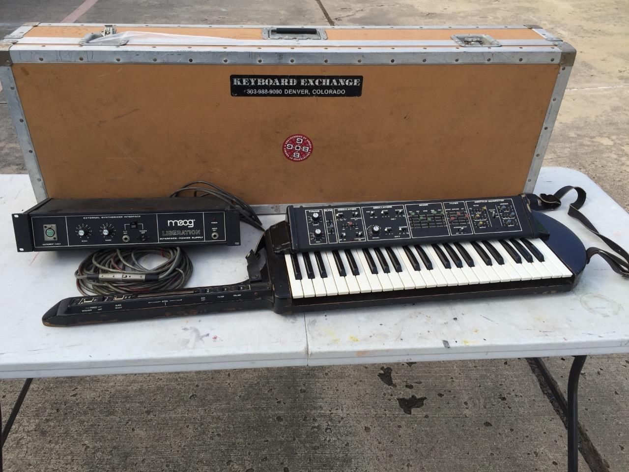 MATRIXSYNTH: Moog Liberation Analog Synth/Keytar SN 1190 & 1021