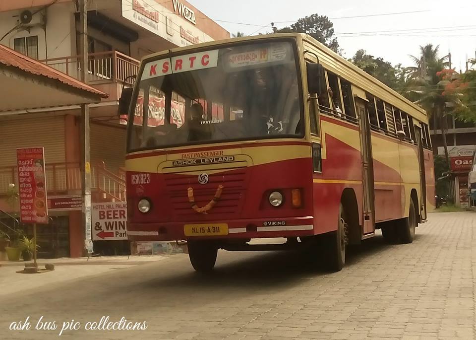 KSRTC FAST PASSENGER BUSES BY ASHIK B,THODUPUZHA - KSRTC TEAM KCK