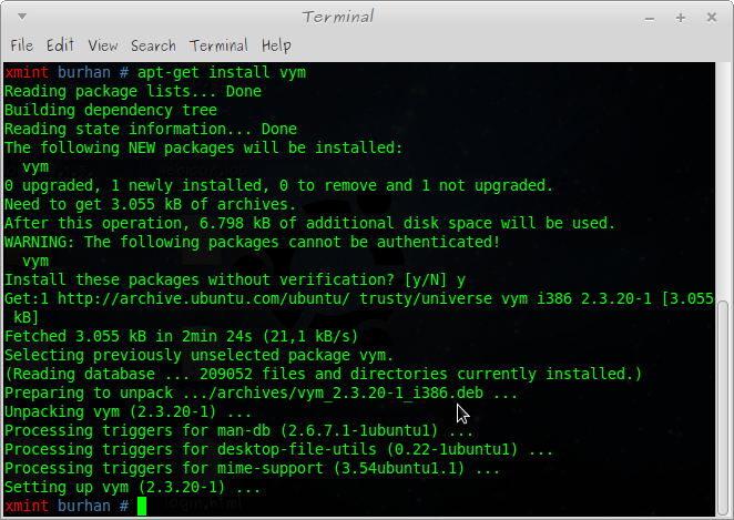 Installasi VYM ~ Adam Burhani | BLC Telkom, KPLI Klaten