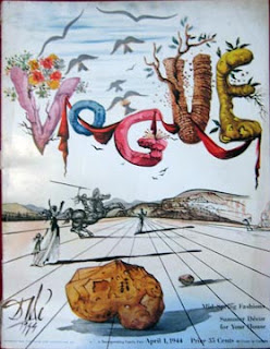 Salvador Dali Auction Results Watch: Vogue Magazine - Cover by Dali ...