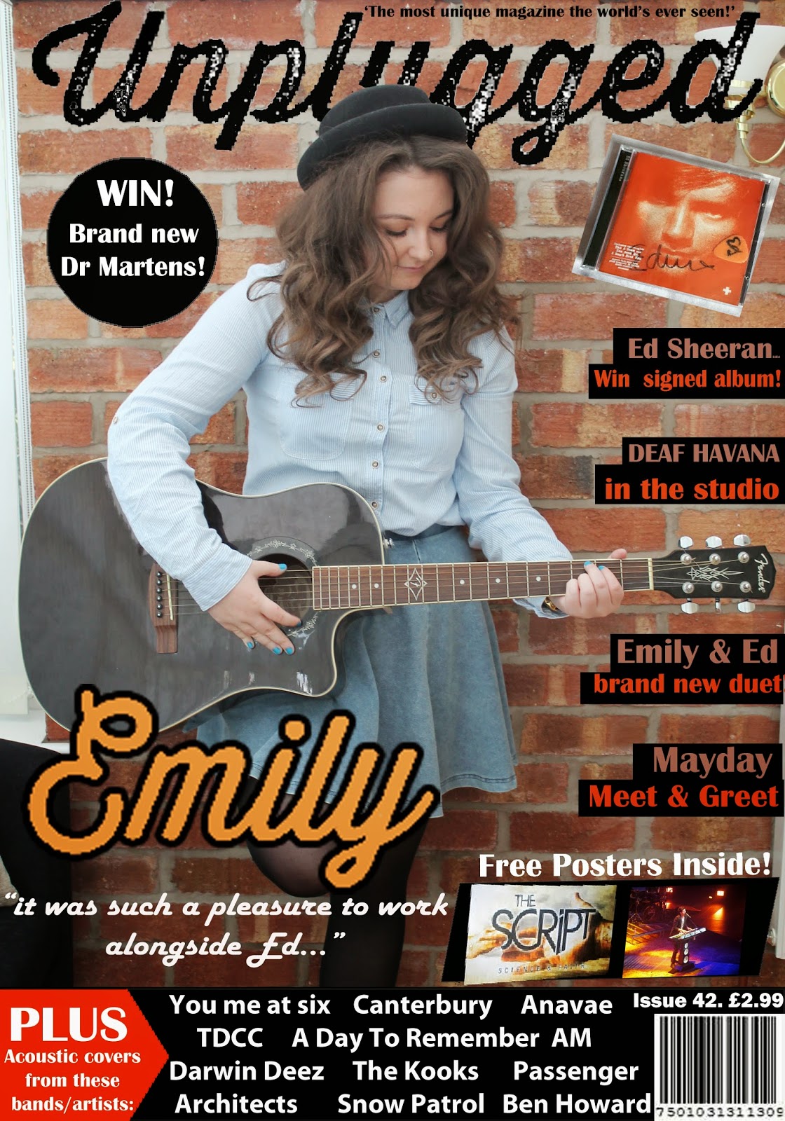 Charlotte's media blog : Music Magazine Front Cover