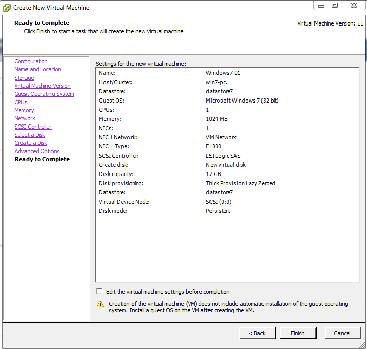 Cara membuat Virtual Machine/Instalasi Guest OS di VMware ESXi 6.0 ...