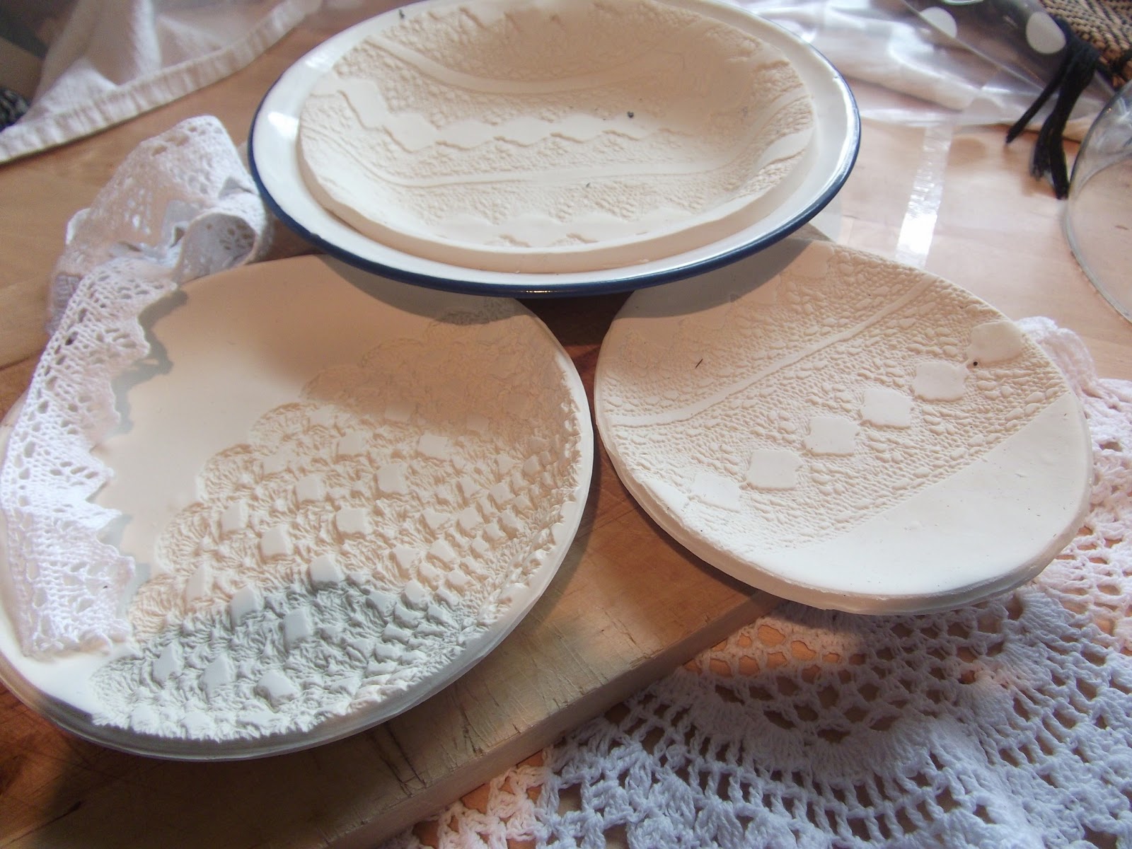 nostalgiecat: DIY lace print polymer plates