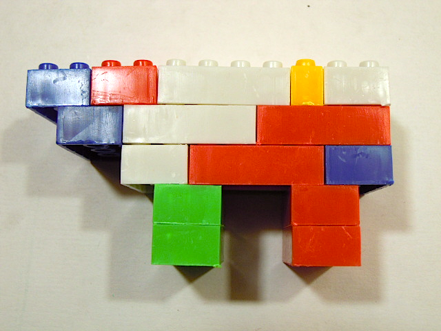 An Elephant a Day: Elephant No. 107: Plastic Building Bricks
