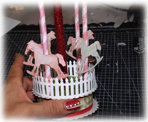 Christmas Carousel by Sue Smyth - Couture Creations