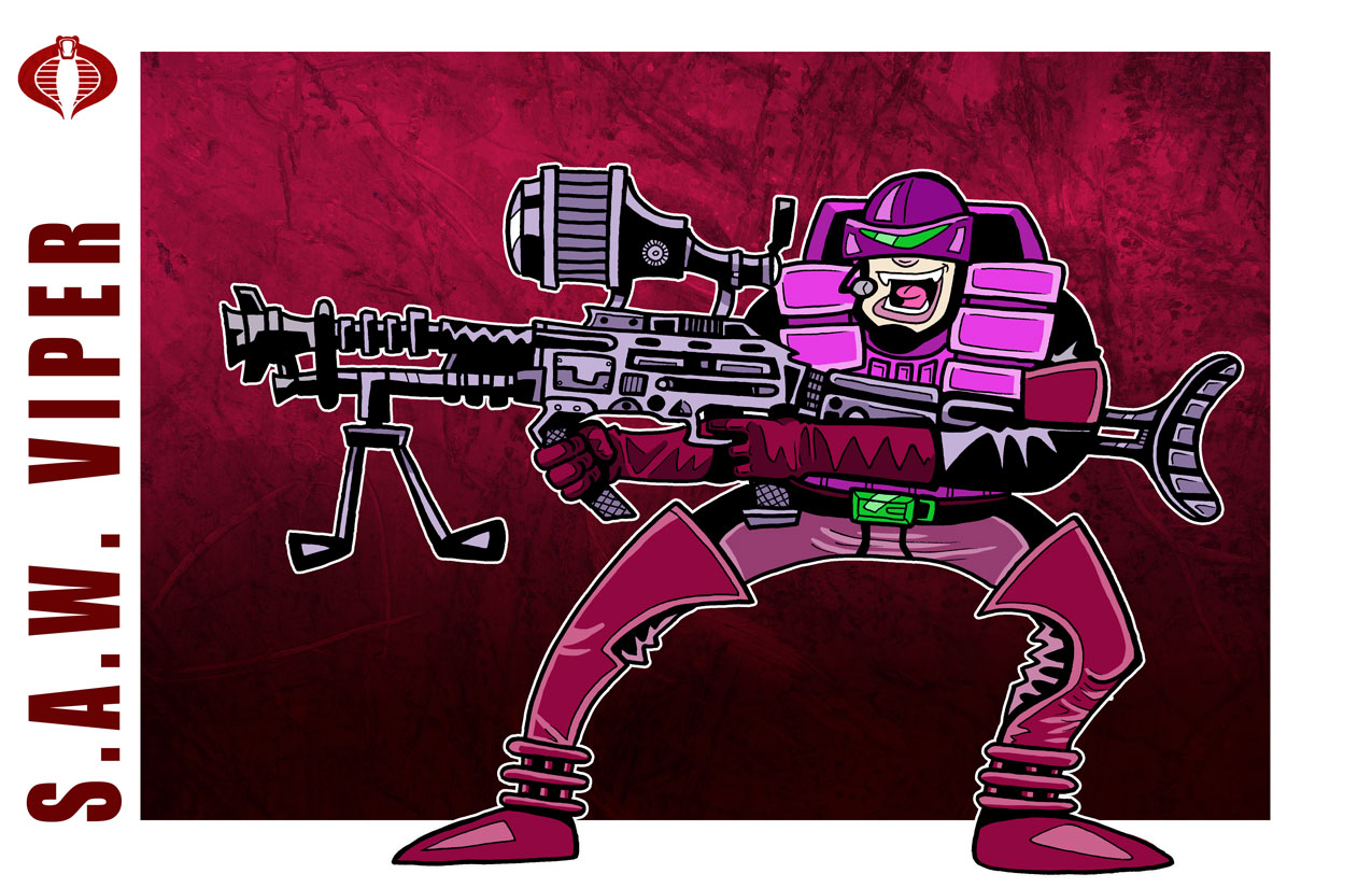 Ethan Mongin Illustration | Design : G. I. Joe Fan Art: Colored Cobra S ...