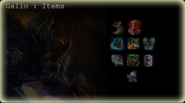 League of Legends: Galio: The Sentinel's Sorrow items , skills build ...