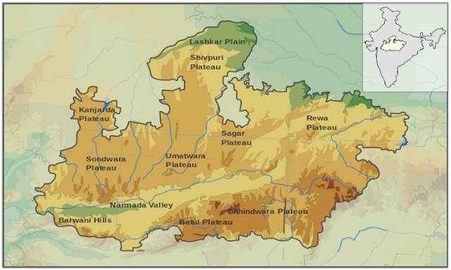 Explore Indialand: Geography Of Madhya Pradesh