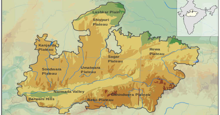 Explore Indialand: Geography Of Madhya Pradesh