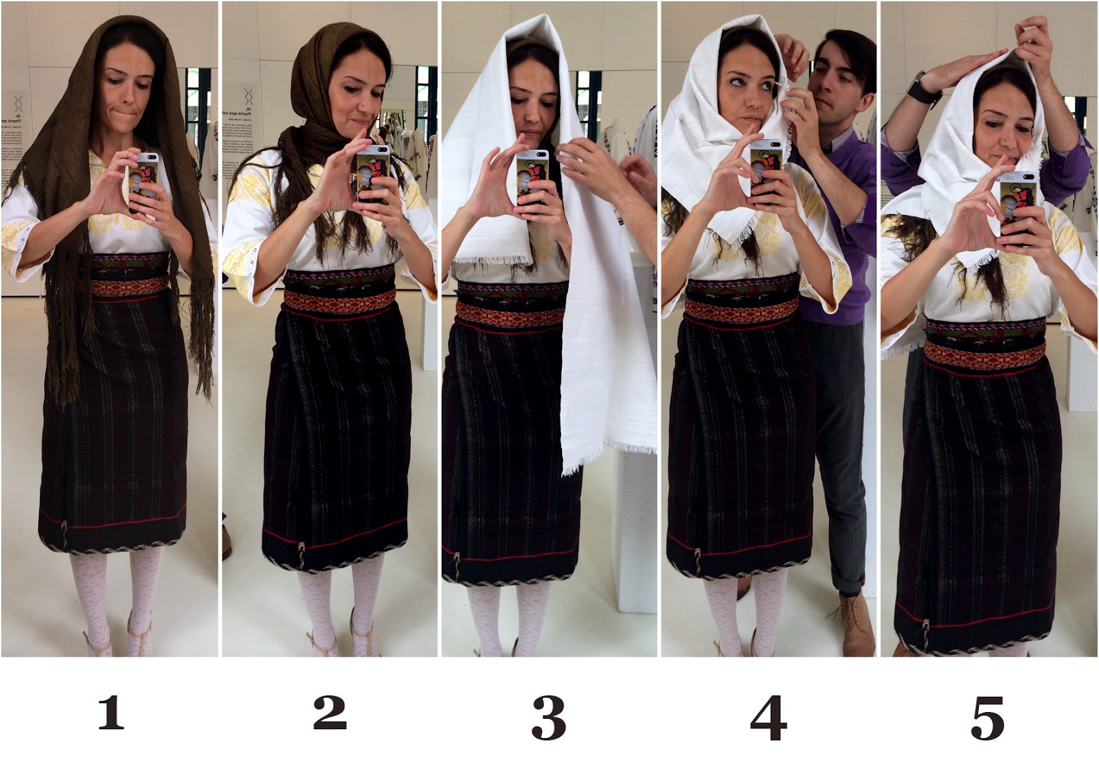 Semne Cusute: BUCOVINA zabrenic; stergar de cap; gateala capului