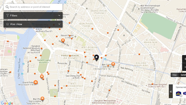 Loha Prasat(Wat Ratchanatdaram Woravihara) Bangkok Map - Tourist ...