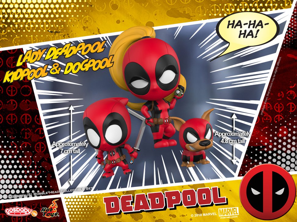 The Blot Says...: Deadpool Corps Cosbaby Mini Figures by Hot Toys x Marvel