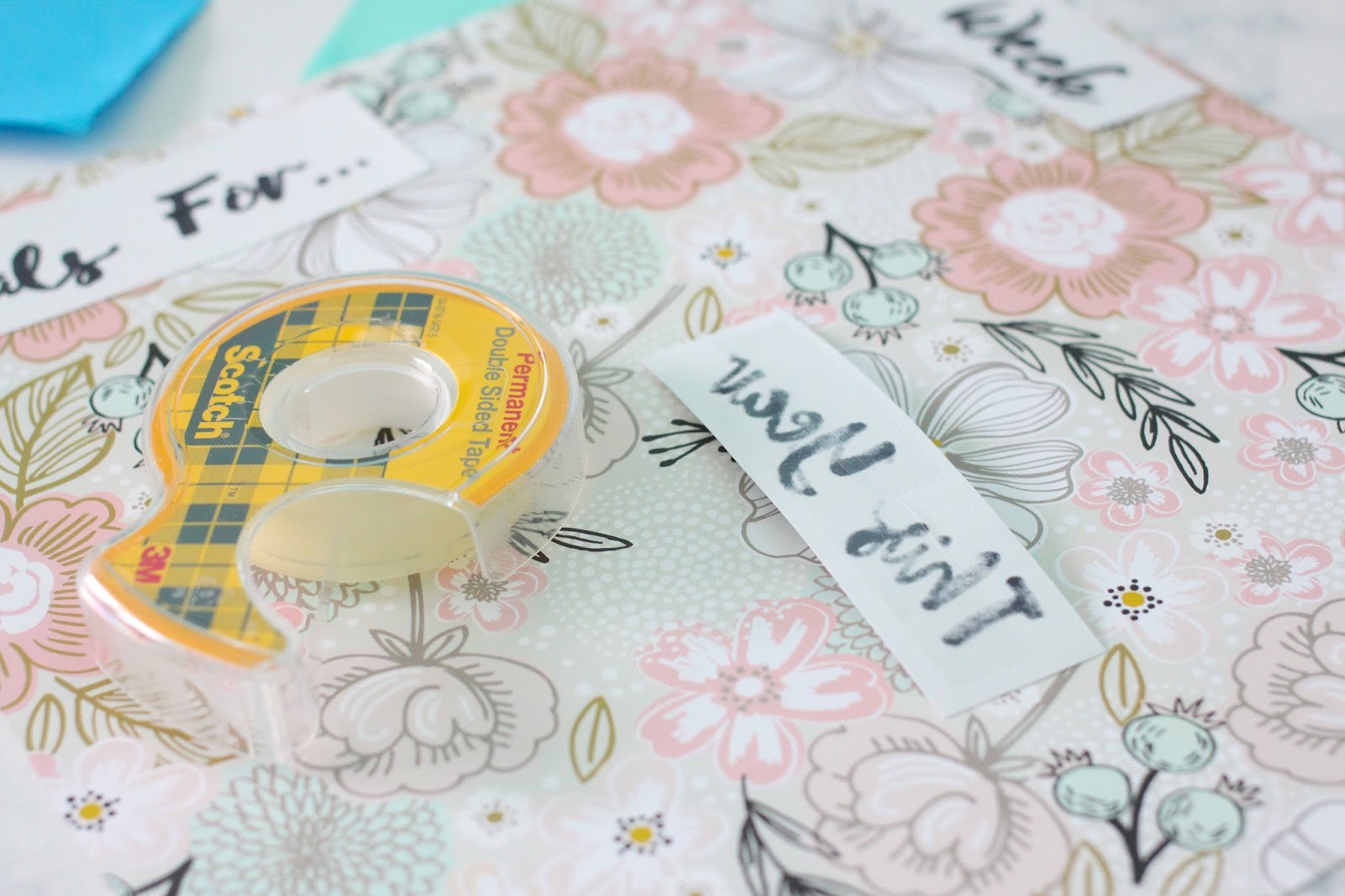 borrowed heaven: DIY Post-it Note Goal Board