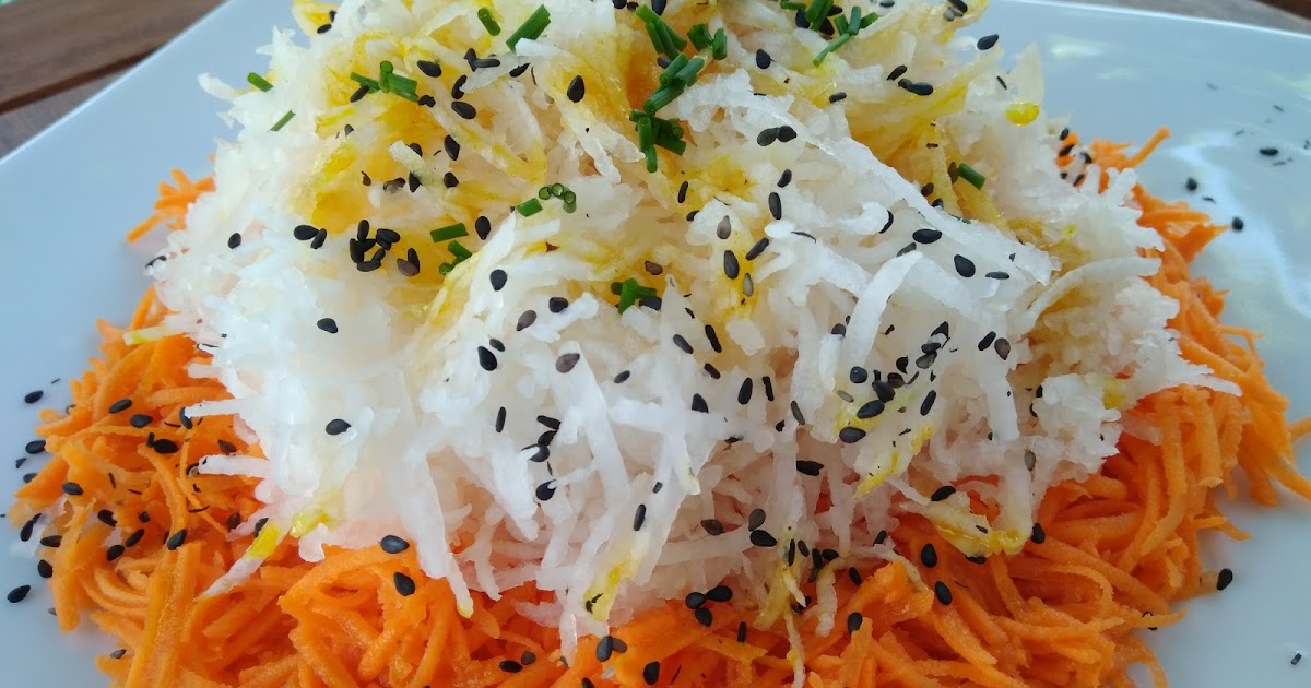 Las recetas de Nai: Ensalada de nabo daikon y zanahoria