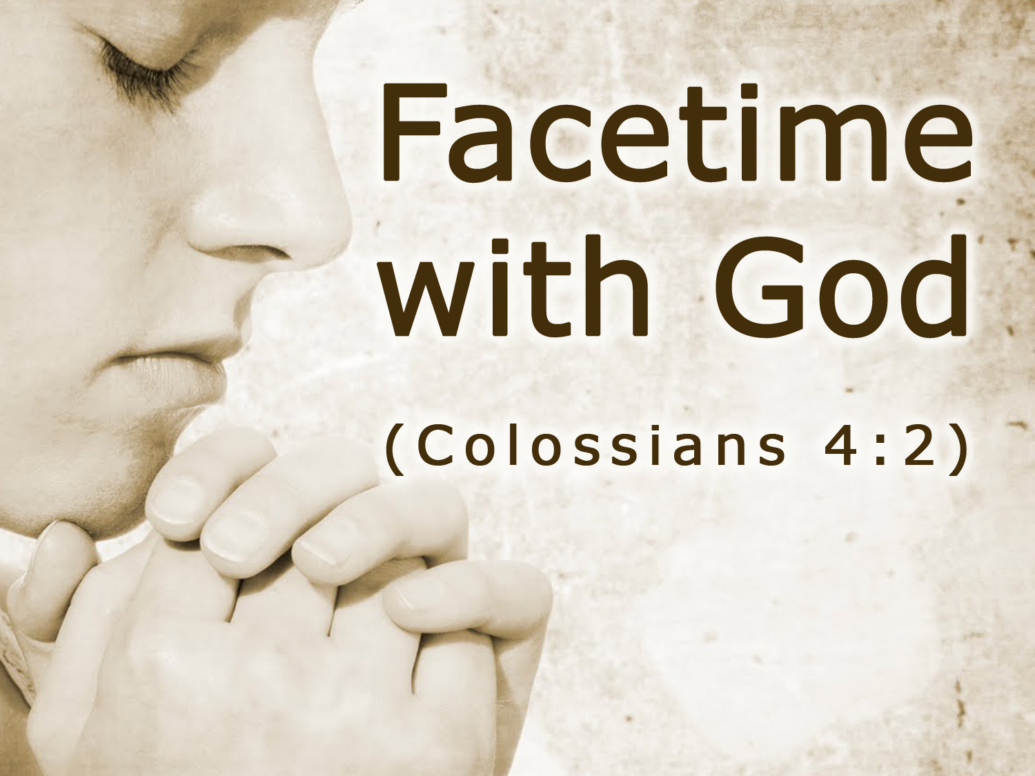 Blessings From the Sun Porch: Finding time to seek God's face...