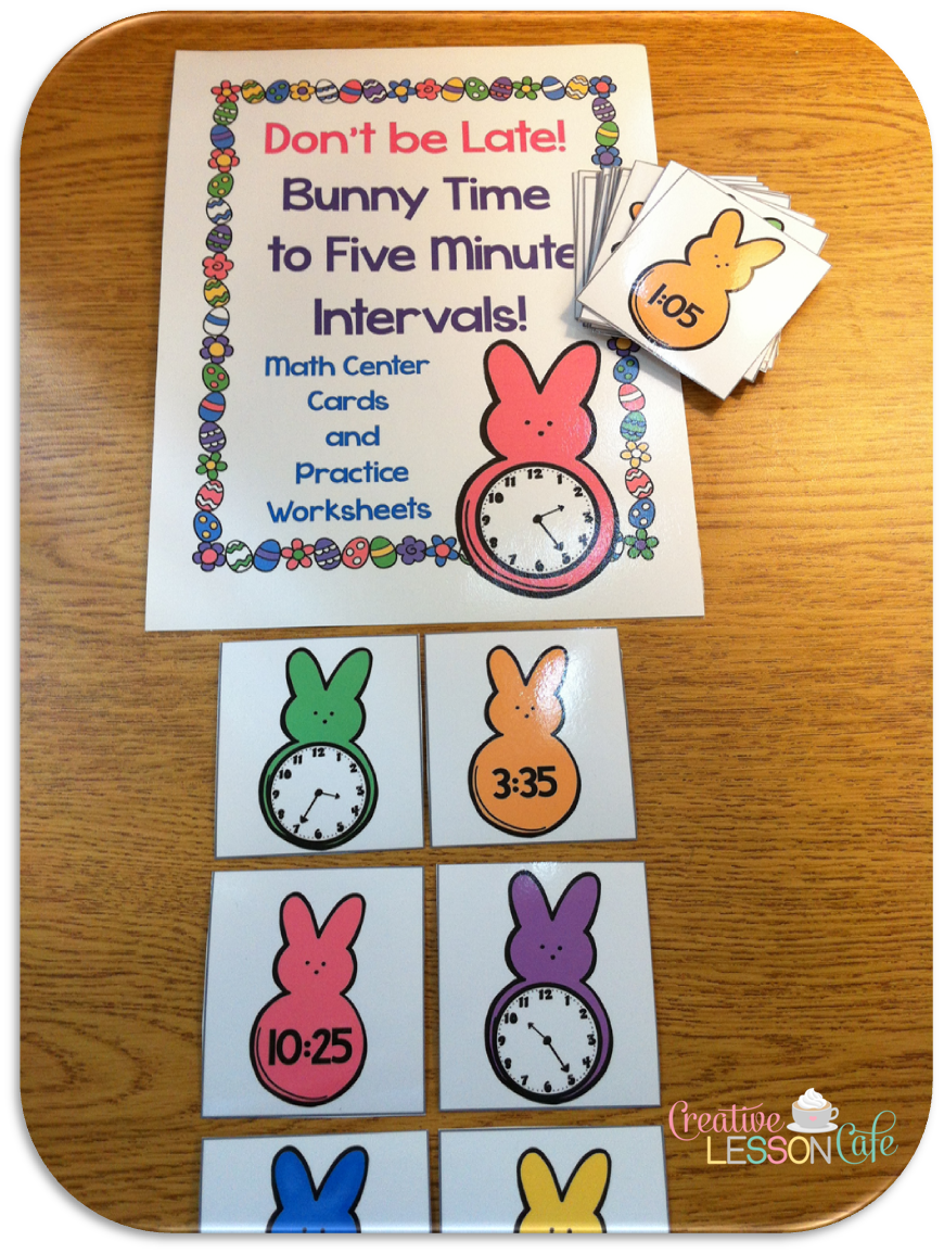Creative Lesson Cafe: April Math Centers and a Freebie