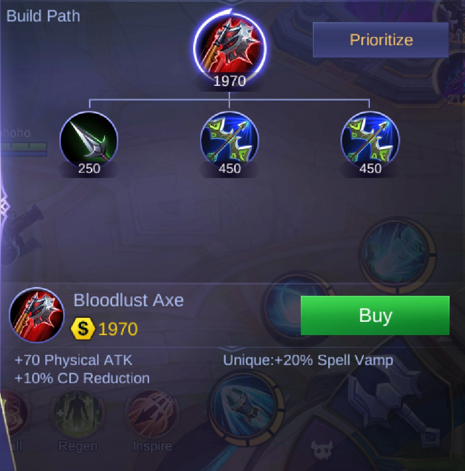 All Attack Items in Mobile Legends Bang Bang Season 9