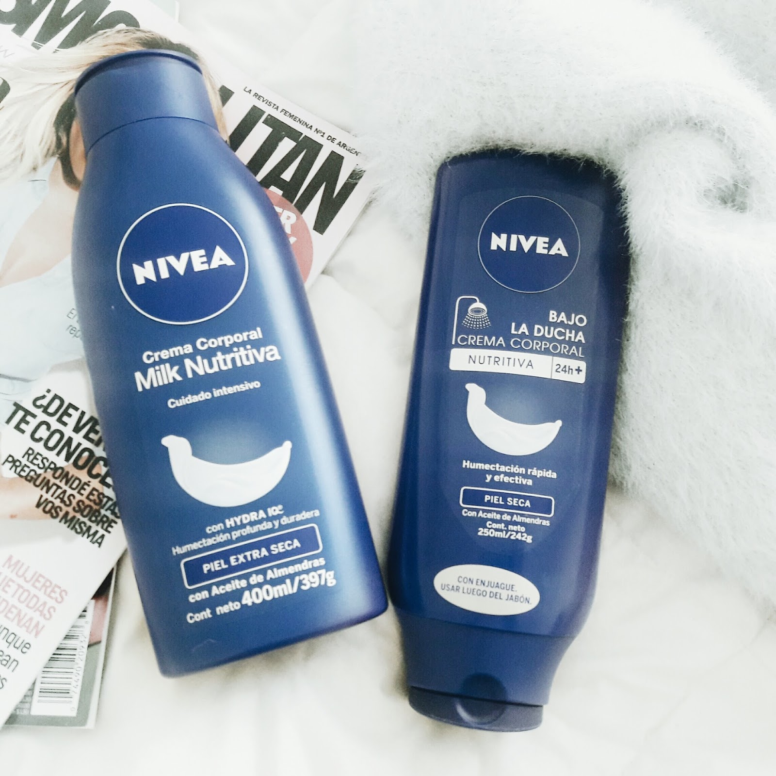 Nivea "Milk Nutritiva" y "Bajo la ducha", un clásico que nunca falla ...