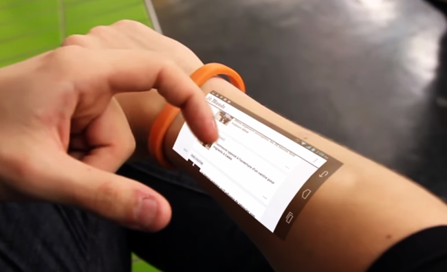 Futurix: Cicret Bracelet, il braccio diventa touchscreen
