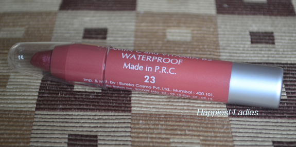 EXCEL Twist Lipstick 23 Vitamin C and Vitamin B2 Waterproof - Happiest Ladies