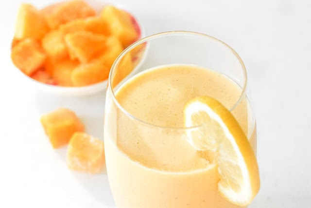HEALTHY MANGO YOGURT SMOOTHIE - 100 My Recipes