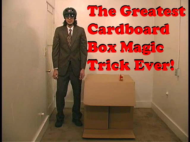 THE ADRIAN QUIHUIS EXPERIENCE: The Greatest Cardboard Box Magic Trick Ever!