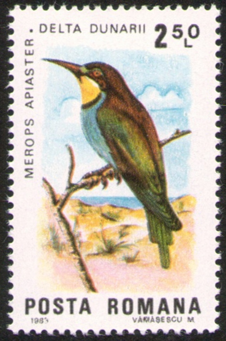 Timbre filatelice: Timbre filatelice cu pasari din Delta Dunarii-Romania