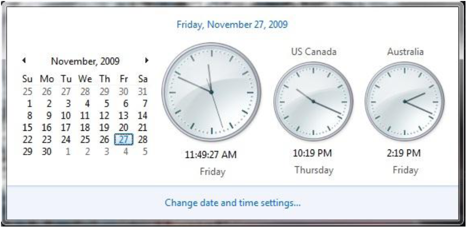 101PCTricks: Display Multiple Clocks in System Tray