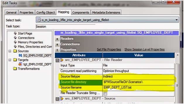 To use file list you need domodification at Session Properties under ...