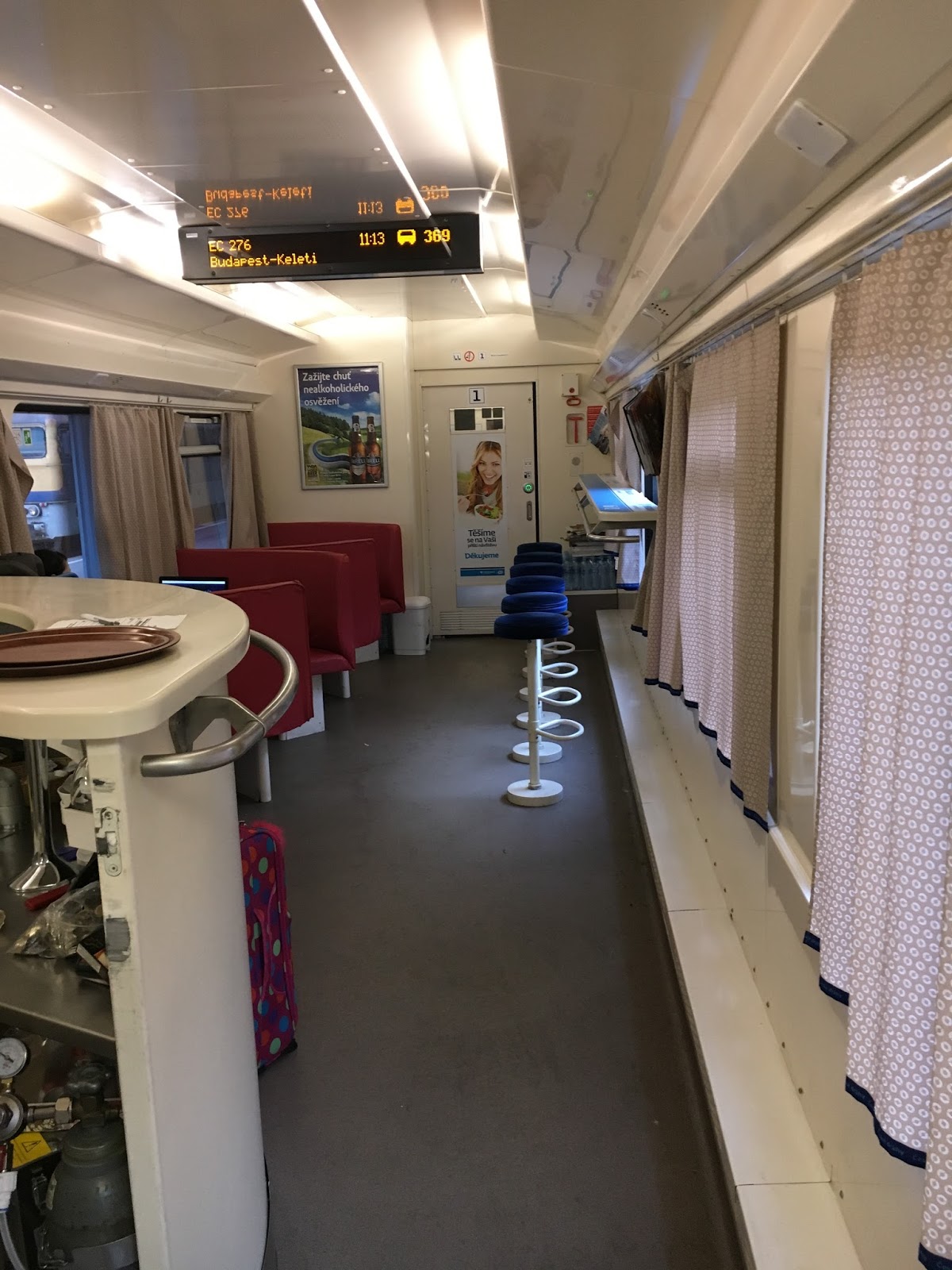 First Class Ceske Drahy Budapest to Prague - Travel is my favorite Sport