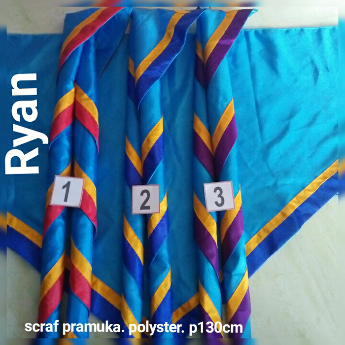 Scarf Pramuka 3 Warna Dasar Ryan Alat Pramuka Online