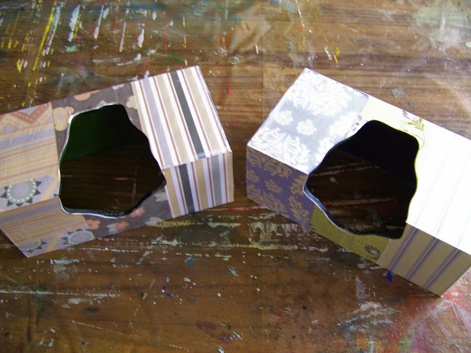 A Pretty Talent Blog: Step-by-Step: Decoupage a Tissue box & make an ...