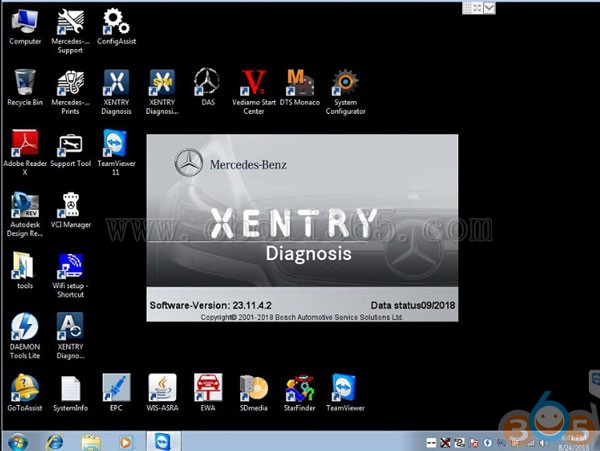 2018.9 MB STAR Xentry ajoute le logiciel HHT-WIN