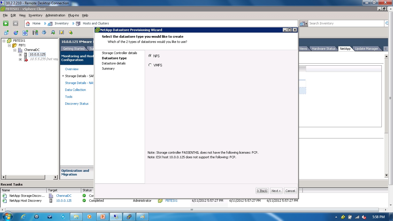 Remote Infrastructure Management: NetApp Virtual Storage Console for ...