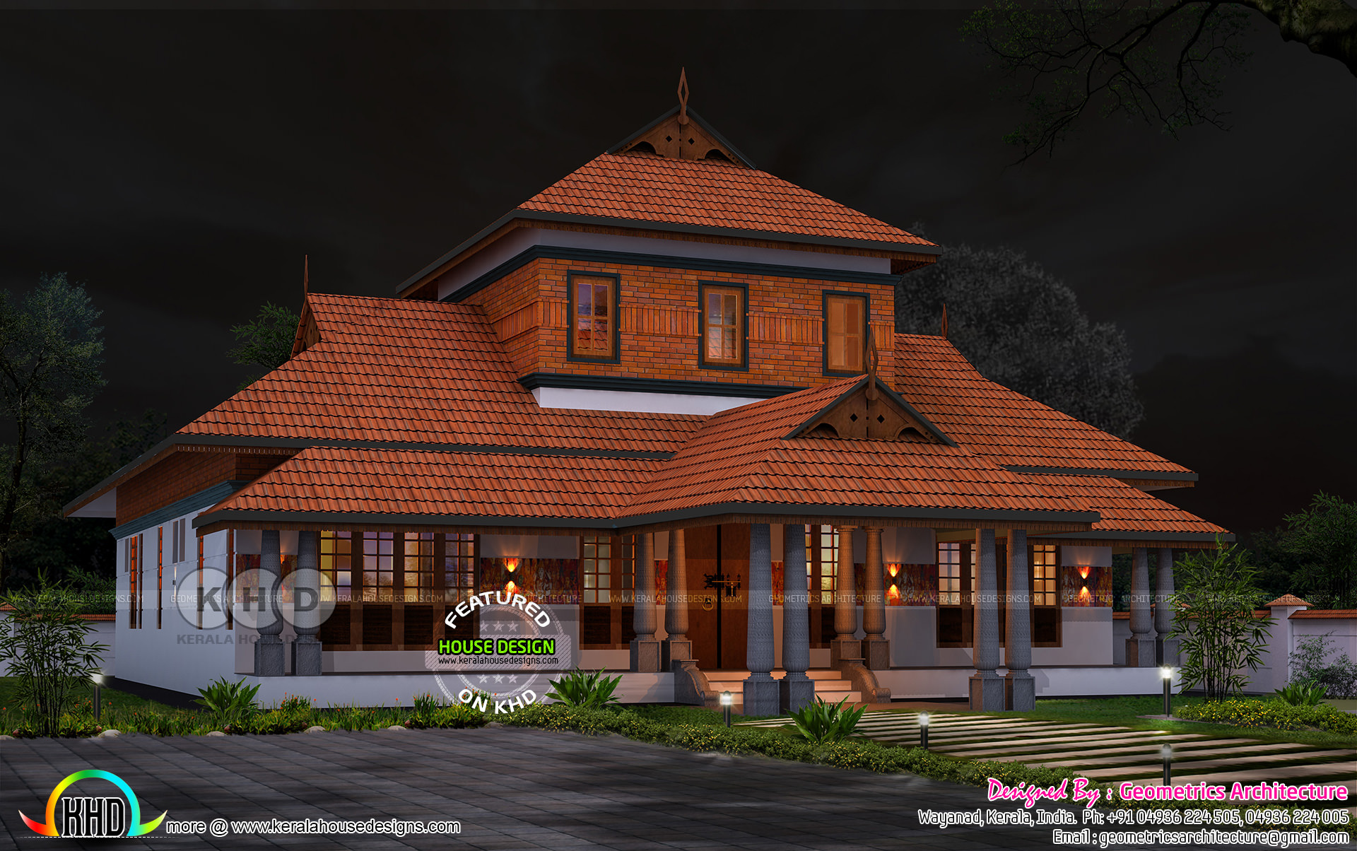 Traditional home design by Geometrics Architecture - Kerala Home Design ...
