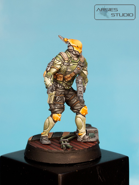 Javier González "Arsies", Miniature Painter: Druze Shock Team: Hacker ...
