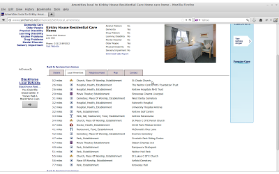 Chris Elsen's Web Development Blog: Local Amenities Feature