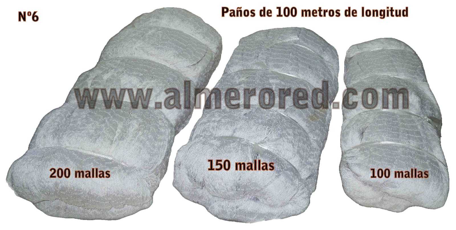 Paño de 100 metros, 200 mallas - Almerored