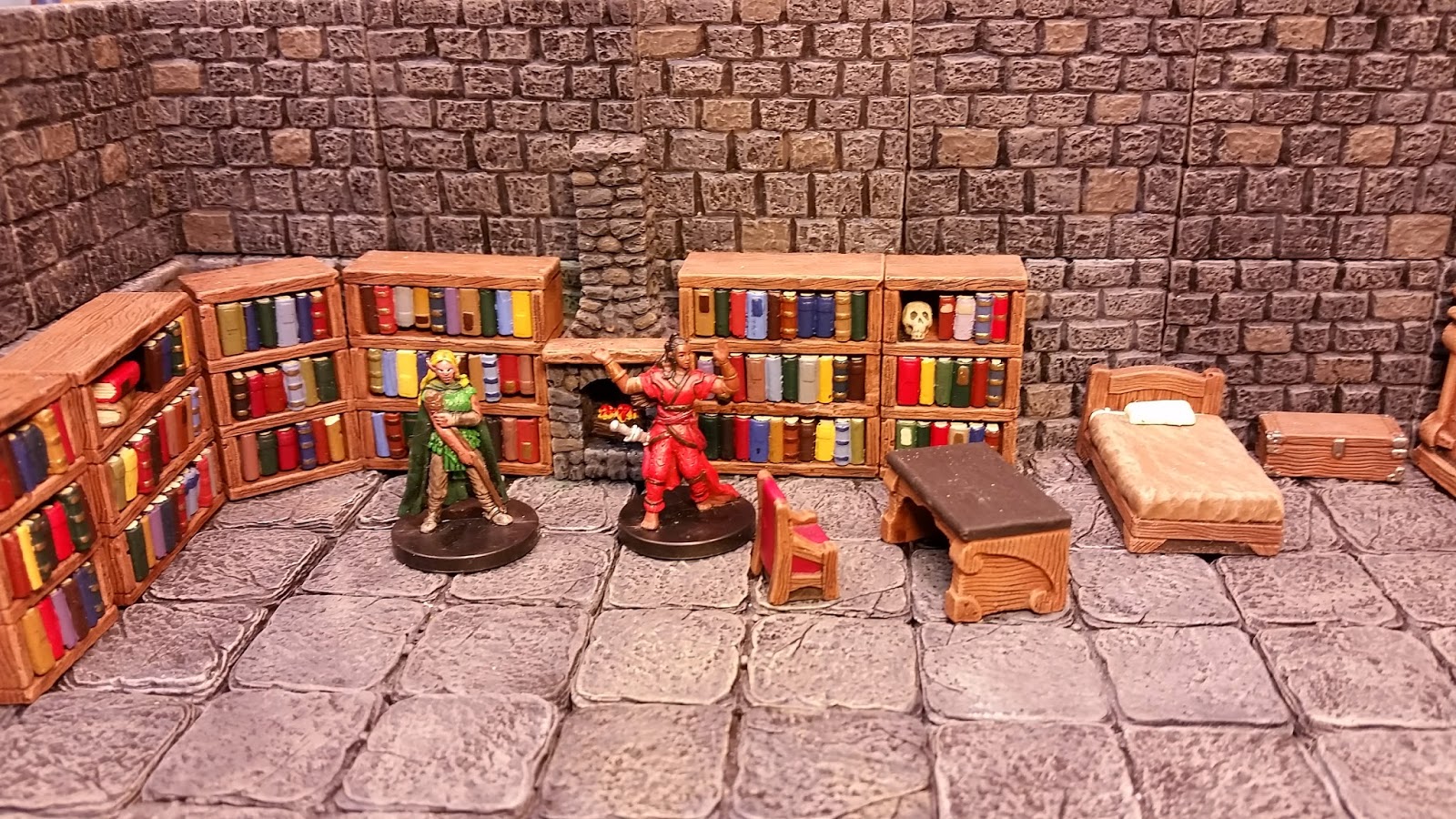 Xin's Lair: Painted up Wizard's Library