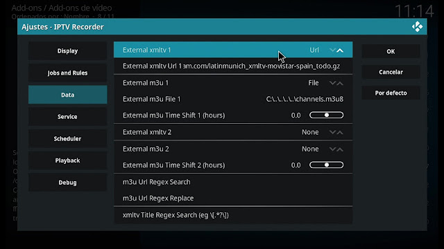 Programar Grabaciones en KODI con IPTV RECORDER - PLUGINSXBMC