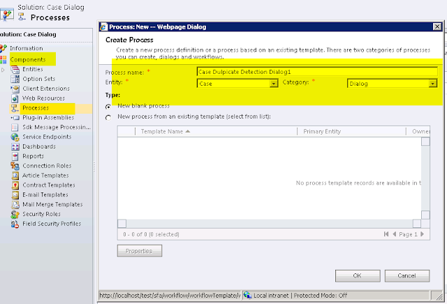 cRm Musings: CRM 2011 Dialogs with Dynamic FetchXML - Duplicate Case Detection