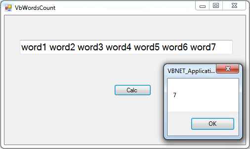 Vbnet Words Count C Javaphp Programming Source Code