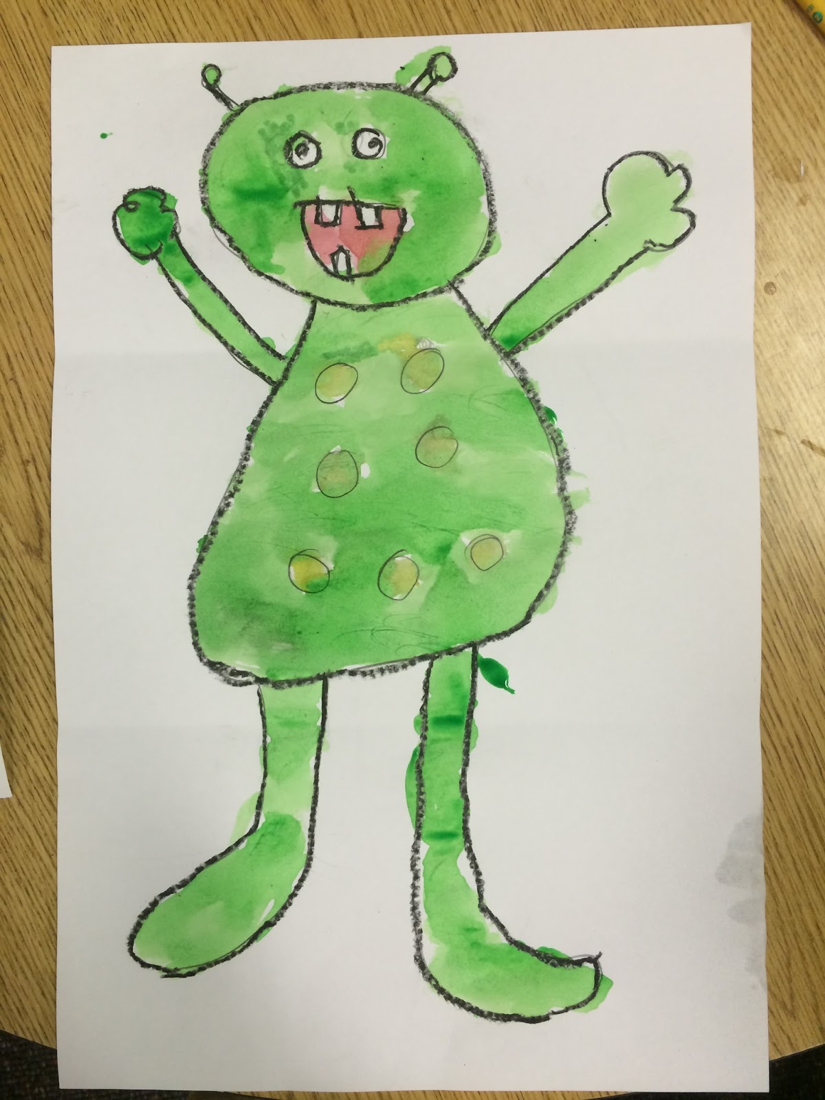 Welcome to Room 36!: Aliens directed drawing