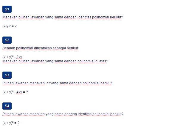 Contoh Soal Membuktikan identitas polinomial - Jegeristik