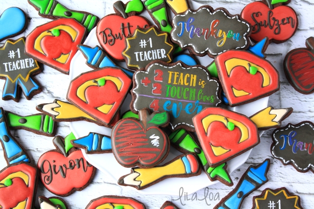 Super Teacher Cookies for Teacher Appreciation Week