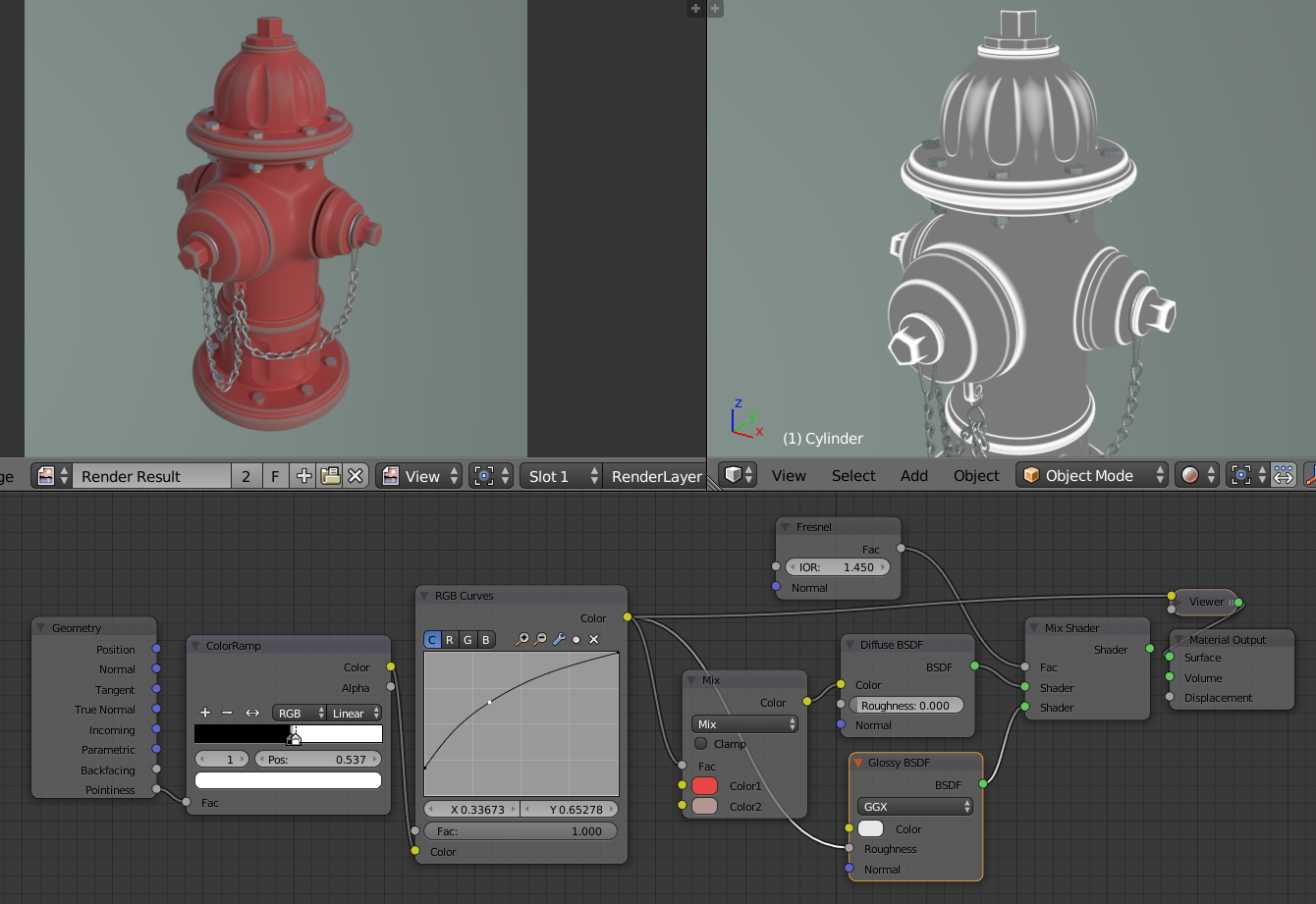 Blender 2.77 Cycles : Geometry Node
